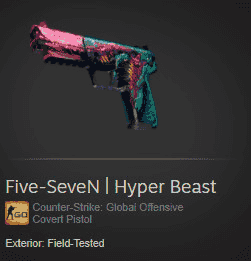 Beli Item Ready Trade Five-SeveN | Hyper Beast (Covert Pistol) Counter ...