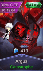 Beli Skin Catastrophe - Elite Skin Argus Mobile Legends Terlengkap dan ...