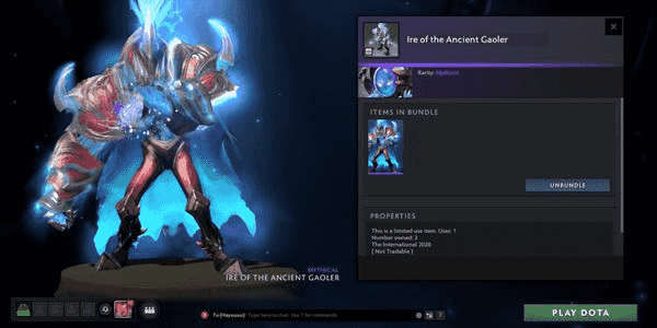Beli Item Gift Ire of the Ancient Gaoler (Bundle Arc Warden Collector's ...
