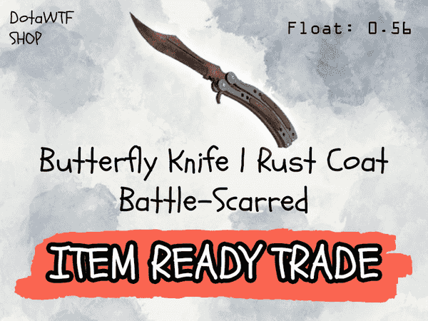 Beli Item Ready Trade Butterfly Knife | Rust Coat BS Counter Strike 2 ...