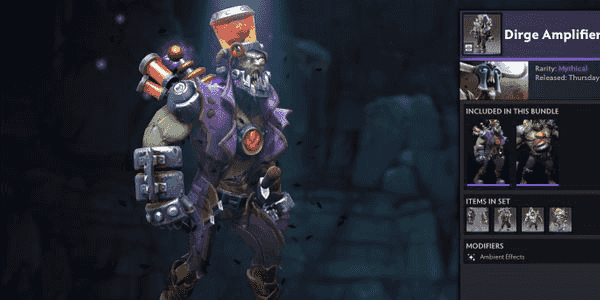 Beli Item Gift Dirge Amplifier (Undying Set Bundle Diretide Collector Cache 2022) Dota 2 ...
