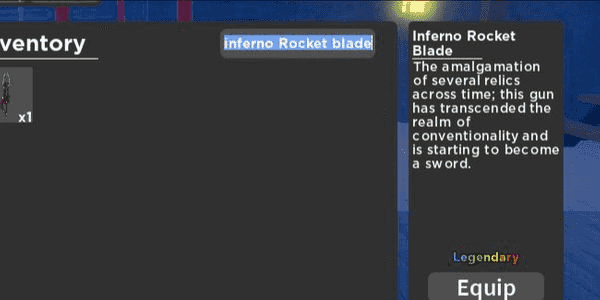 Buy Item Inferno Rocket Blade | Grand Piece Online (GPO) Roblox 2106562 ...