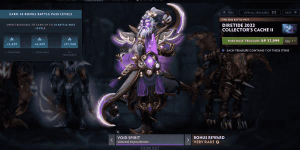 Beli Item Gift Sublime Equilibrium ( Void Spirit Set Diretide Collector ...
