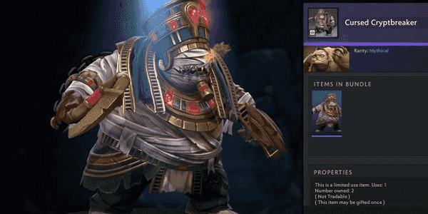 Beli Item Gift Cursed Cryptbreaker (Pudge - Diretide 2022 Collector's ...