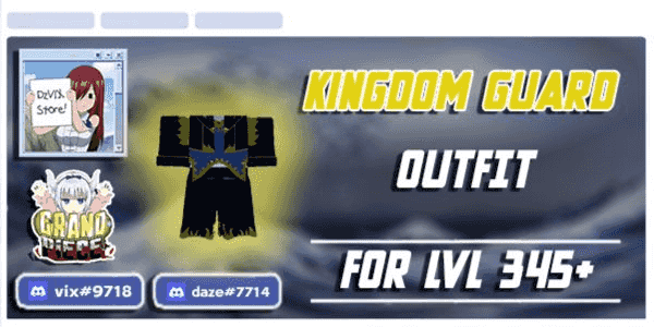 Beli Item Kingdom Guard Outfit / Armor Grand Piece Online / GPO Roblox ...
