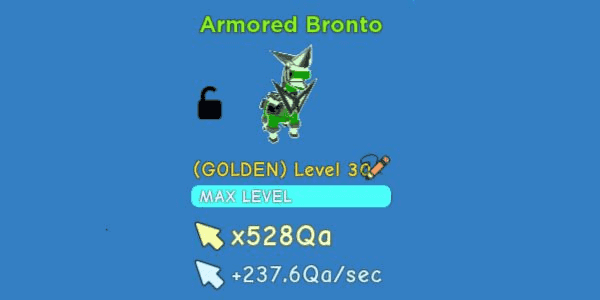Beli Item [Clicker Simulator] Golden Armored Bronto Roblox Terlengkap ...