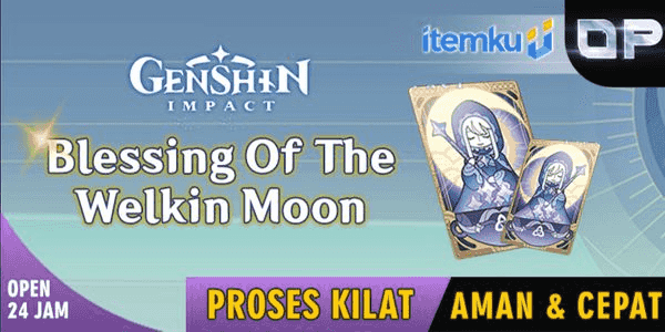 Buy Top Up Blessing of the Welkin Moon Genshin Impact 1717269 | itemku ...