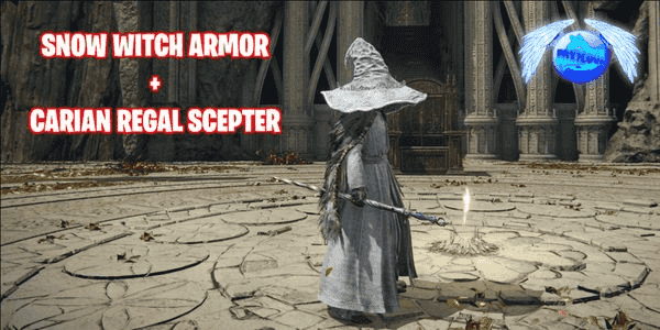 Beli Item [PC] SNOW WITCH ARMOR + CARIAN REGAL SCEPTER Elden Ring ...