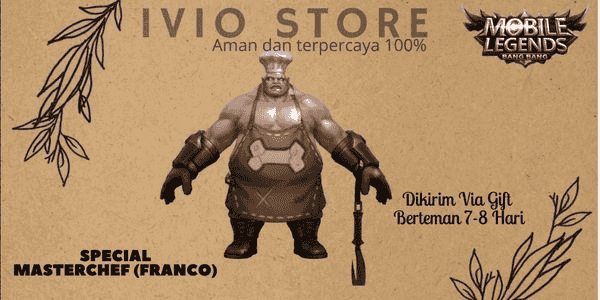 Beli Skin Masterchef (Franco Skin Spesial) Mobile Legends Terlengkap ...