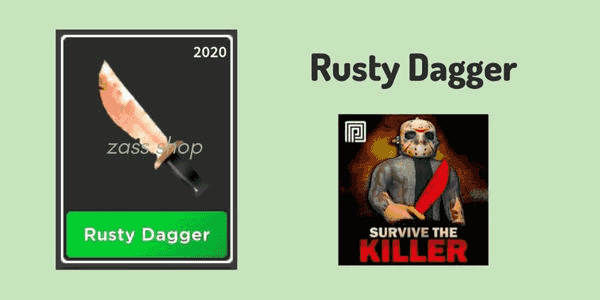 Beli Item Rusty Dagger (LIMITED KNIFE) | Survive The Killer Roblox ...