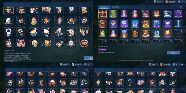 Beli Akun SKIN 265 LEGEND ALU KOF CHOU GUIN COLLECTOR JAW CHANGE SANRIO ...