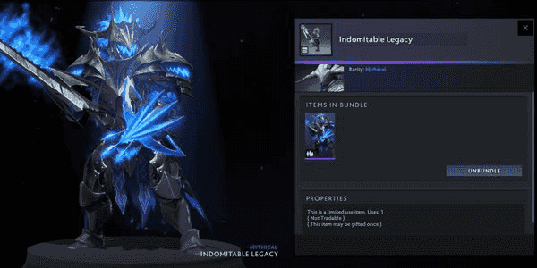 Beli Item Gift Indomitable Legacy (Sven Set Nemestice Collector's Cache ...