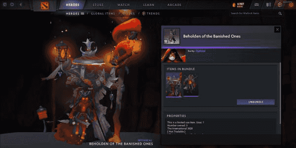 Beli Item Gift Beholden of the Banished Ones (Bundle Warlock Collector ...