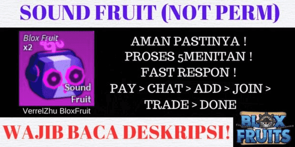 Buy Fruit Sound Fruit (Natural) Blox Fruits Roblox 2588163 | itemku