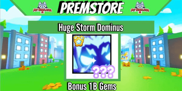 Beli Pet Exclusive Huge Storm Dominus Pet Simulator X Roblox Terlengkap ...