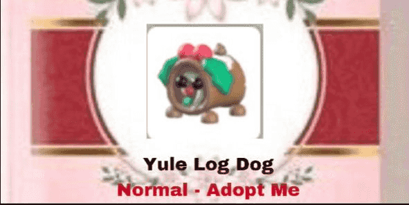 Beli Item Adopt Me Yule Log Dog Pet Roblox Terlengkap dan Termurah Mei ...