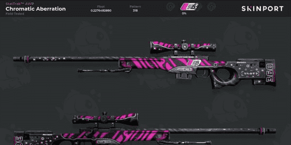 Beli Item Ready Trade StatTrak AWP | Chromatic Aberration (StatTrak ...