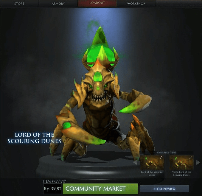 Beli Item Ready Trade Lord of the Scouring Dunes (Sand King Set) Dota 2 ...