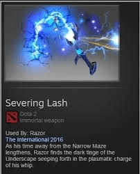 Beli Item Ready Trade Severing Lash (Immortal Razor) Dota 2 Terlengkap ...