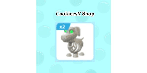 Beli Item Adopt Me Normal White Skeleton Dog (Ultra Rare) - Adopt Me ...