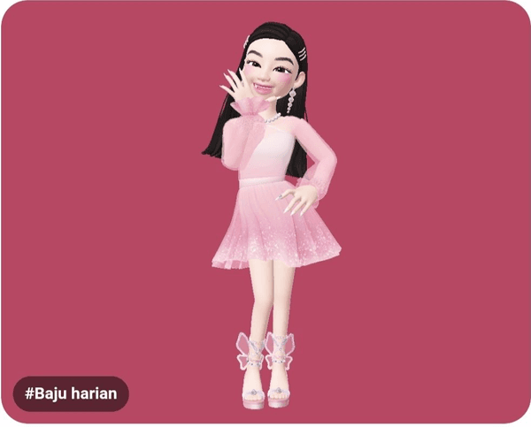 Beli Gift Item Sendal Sloop Pink Butterfly 🦋 Zepeto Terlengkap dan ...