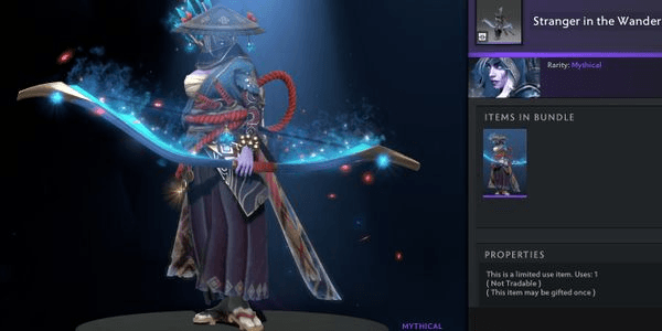 Beli Item Gift Stranger in the Wandering Isles (Drow Ranger Set Aghanim ...