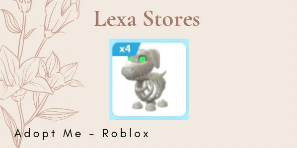 Beli Item Adopt Me White Skeleton Dog | Pet Roblox Terlengkap dan ...