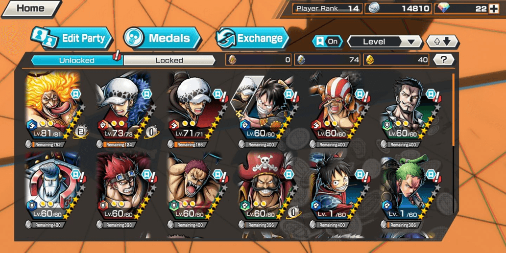 Buy Account [Android] 2 Extreme Big Mom B5 ft Roger B4 + other Char One ...