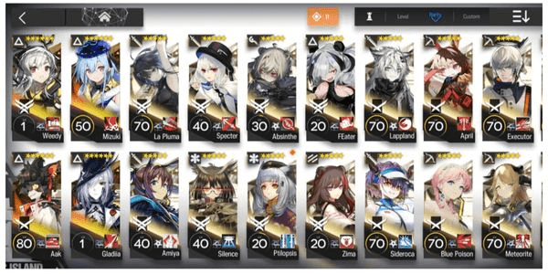 Beli Akun [Global] W, Chen The Holungday, Rosmontis | END GAME Account ...