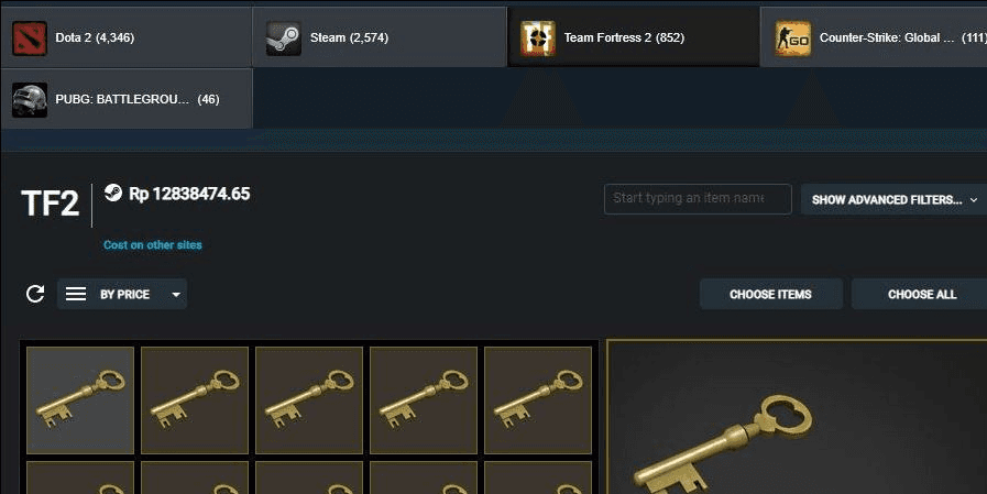Beli Item Ready Trade Mann Co. Supply Crate Key (TF2 Key / Key TF2 ...