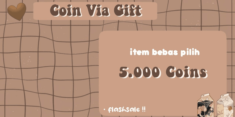 Buy Gift Item Item total harga 5000 Coins Zepeto 1933450 | itemku