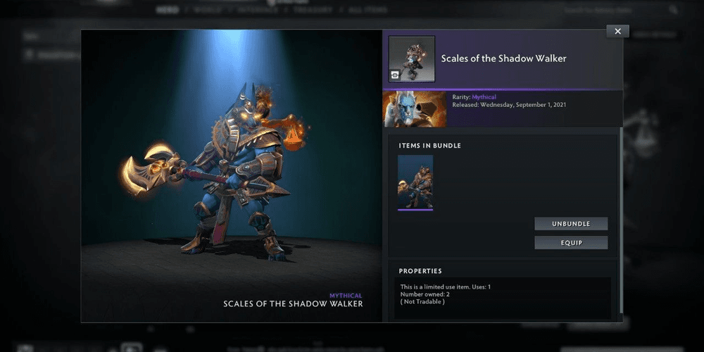 Buy Item Gift Scales of the Shadow Walker (Phantom Lancer Set Aghanim's ...