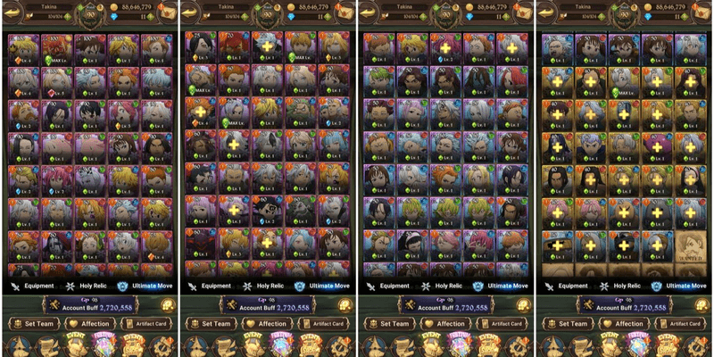 Buy Account [GLOBAL] New Purgatory Meli 4/6, Ulti Escanor 6/6, Traitor ...