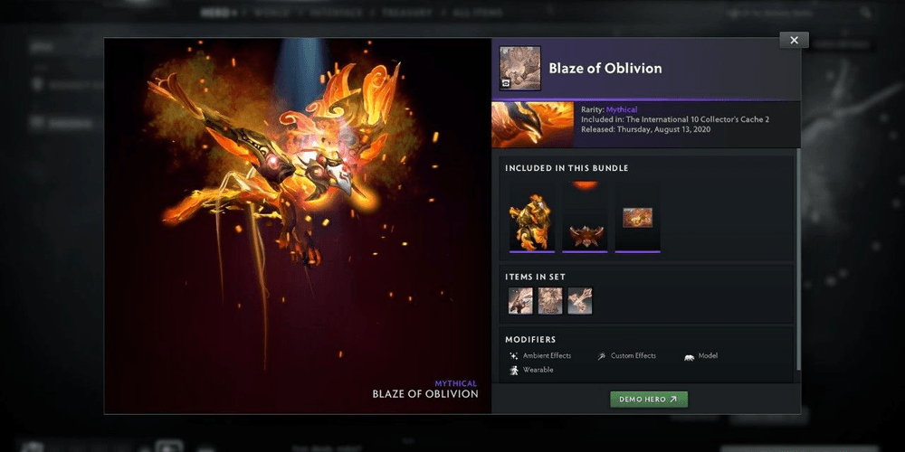 Beli Item Gift Blaze of Oblivion (Bundle Phoenix Collector's Cache TI ...