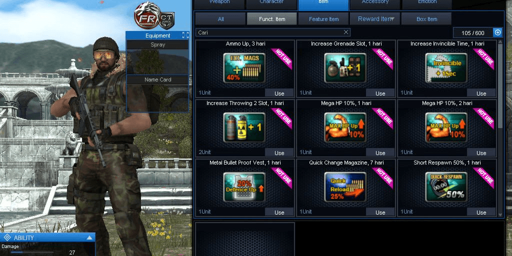 Buy Account V3 PICK 3 RAME ITEMS, RAME ACCESSORIES, HAVE MEDKIT, 2 ...