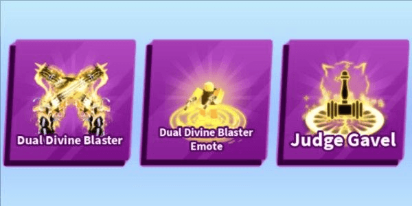 Beli Limited Swords Dual Divine Blaster Set (Sword, Emote, Explosion ...