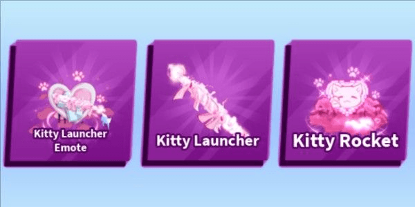 Beli Limited Swords Kitty Launcher Set (Sword, Emote, Explosion) Blade ...