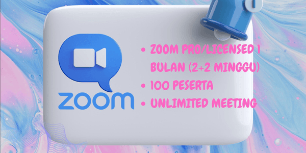 Buy Account Zoom Meetings Pro 1 bulan Zoom Cloud Meetings 3016104 | itemku