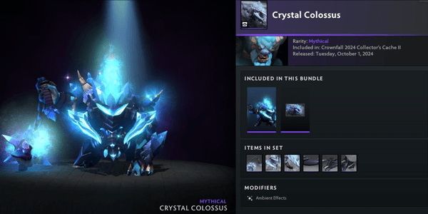 Beli Item Gift Crystal Colossus (Spirit Breaker Set) Collector Cache ...
