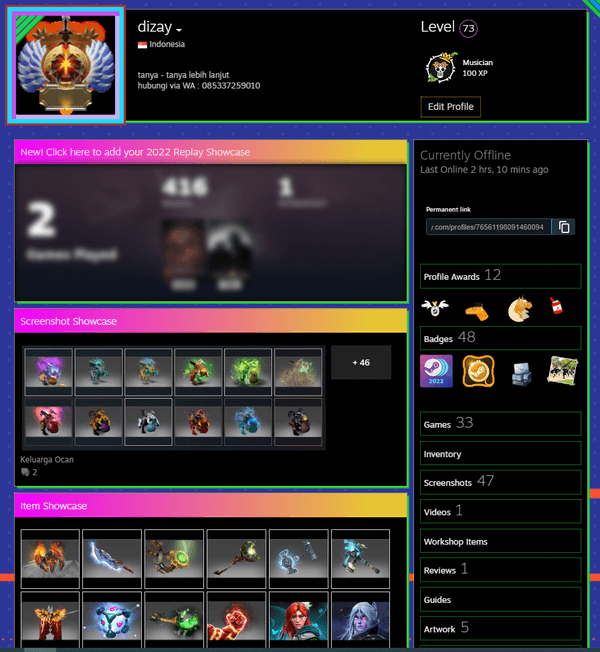 Buy products at Dizay Dota 2 widest selection May 2026 | itemku