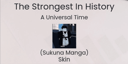 Buy Skin The Strongest In History (Sukuna Manga Skin) - A Universal ...