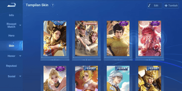 Buy Account AKUN HOK FULL LNY2024 + LIMITED DOLIA + SAINT SEIYA SCORPIO ...