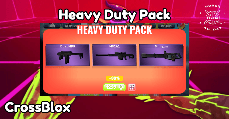 Beli Gamepass Heavy Duty Pack - CrossBlox CrossBlox Terlengkap dan Termurah Februari 2025 ...
