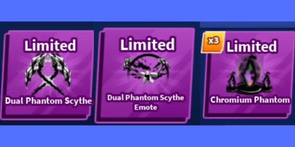 Beli Limited Swords Dual Phantom Scythe set Blade Ball Terlengkap dan ...