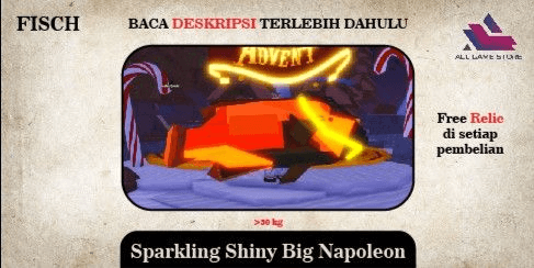 Buy Fish Sparkling Shiny Big Napoleonfish (Travis Scott Fish) Fisch ...