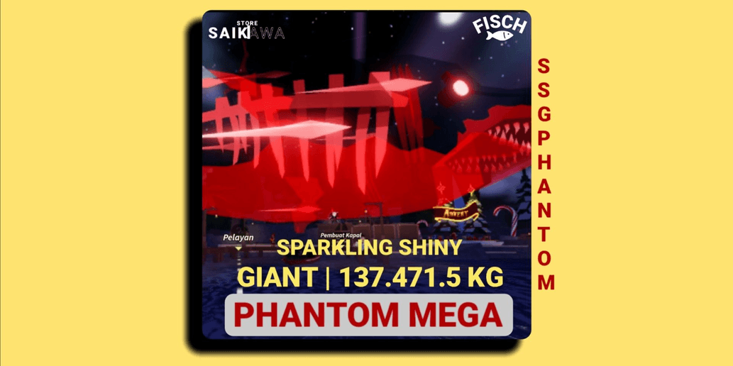Beli Fish Phantom Megalodon (Sparkling Shiny Giant) 137.000+ KG Fisch ...