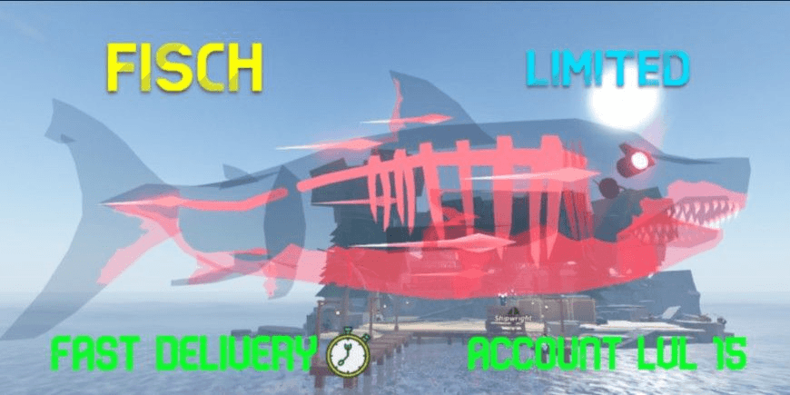 Buy Fish Sparkling Shiny Giant Phantom Megalodon - Fisch Fisch 3124555 ...