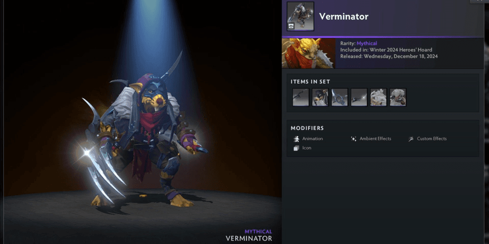 Buy Item Gift Verminator (Bounty Hunter Set Winter 2024 Heroes' Hoard ...