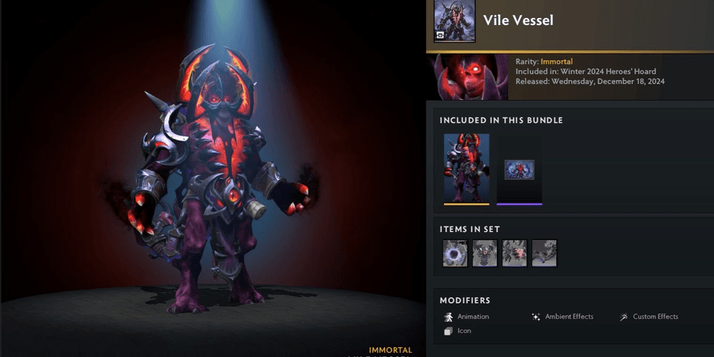 Buy Item Gift VILE VESSEL (SHADOW DEMON)(WINTER 2024 HEROES' HOARD ...