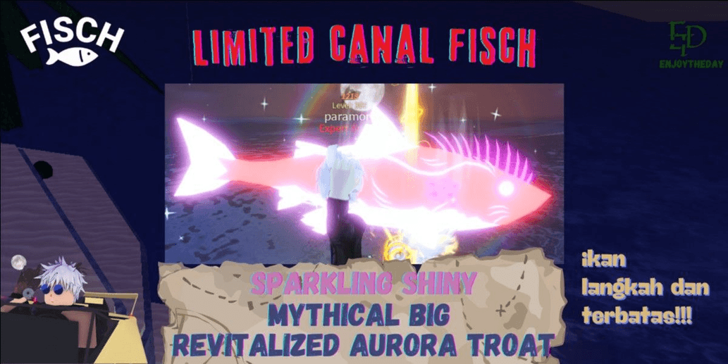 Buy Fish Sparkling Shiny Mythical Big Revitalized Aurora Troat - Fisch ...